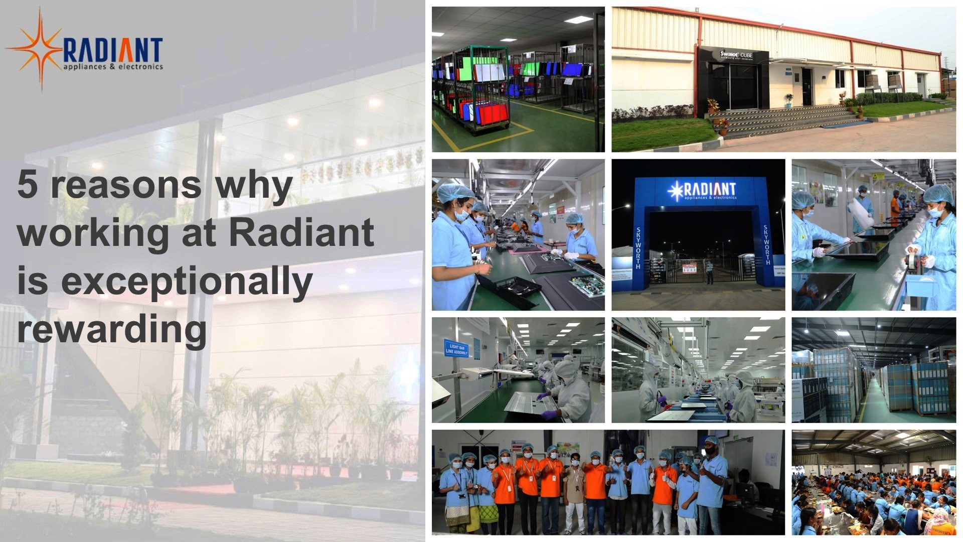 5 Reasons why working at Radiant - Radiant